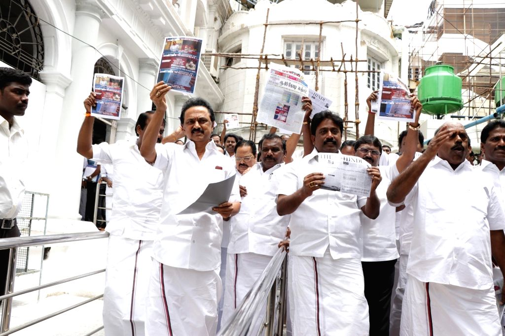 DMK walks out of TN assembly over bribe row