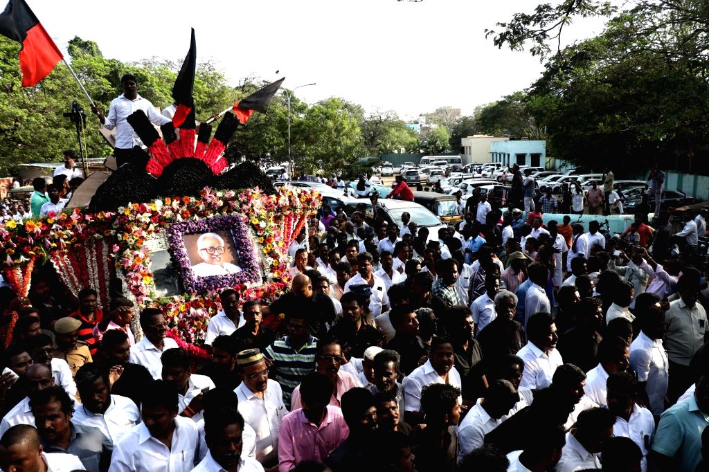 Procession to pay tribute to K. Anbazhagan