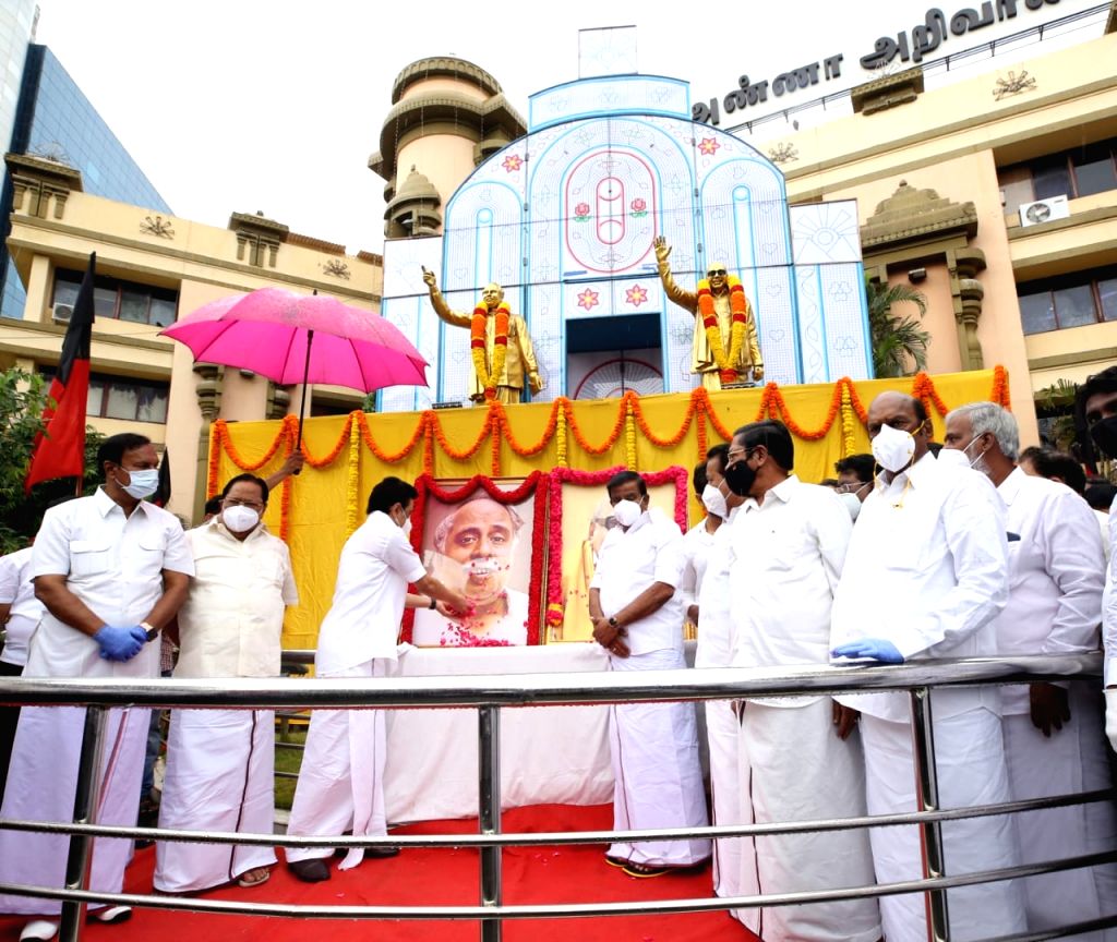 Stalin pays tributes to C. N. Annadurai on his 112th birth anniversary