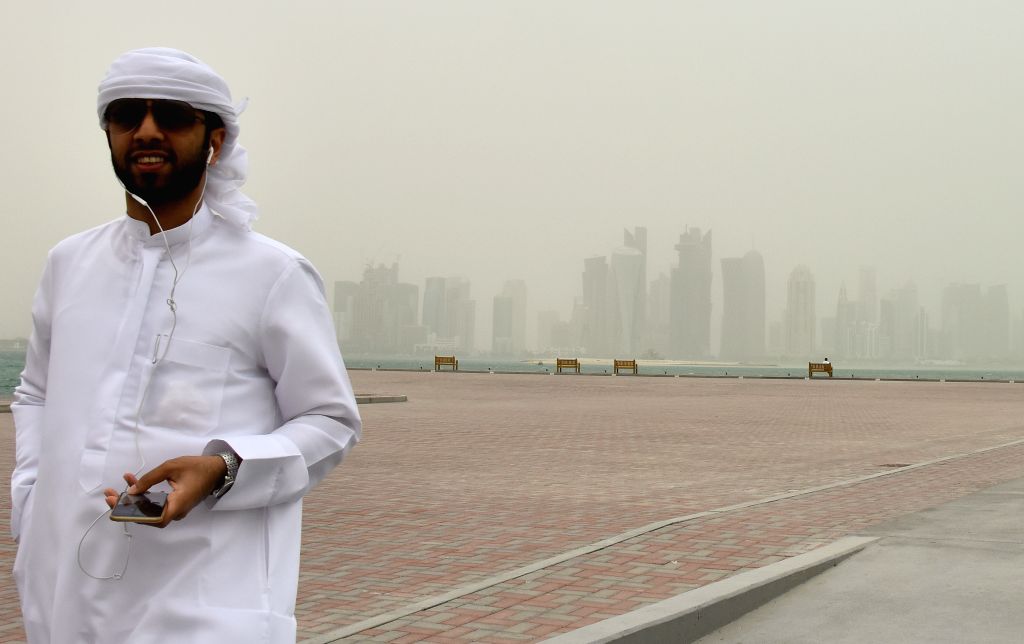 QATAR-DOHA-DUST STORM