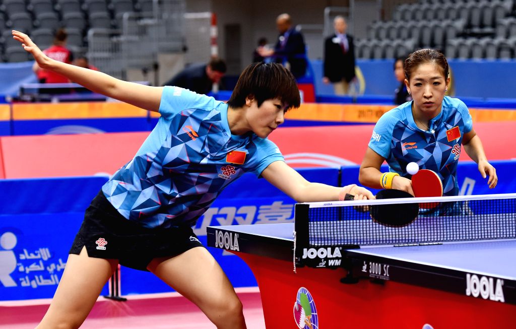 QATAR-DOHA-TABLE TENNIS-ITTF WORLD TOUR-QATAR OPEN-WOMEN'S DOUBLES