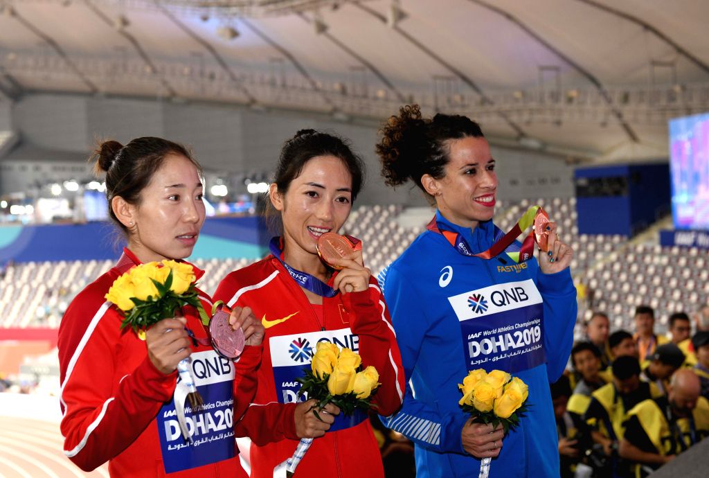 QATAR-DOHA-IAAF WORLD ATHLETICS CHAMPIONSHIPS-WOMEN'S 50KM RACE WALK ...