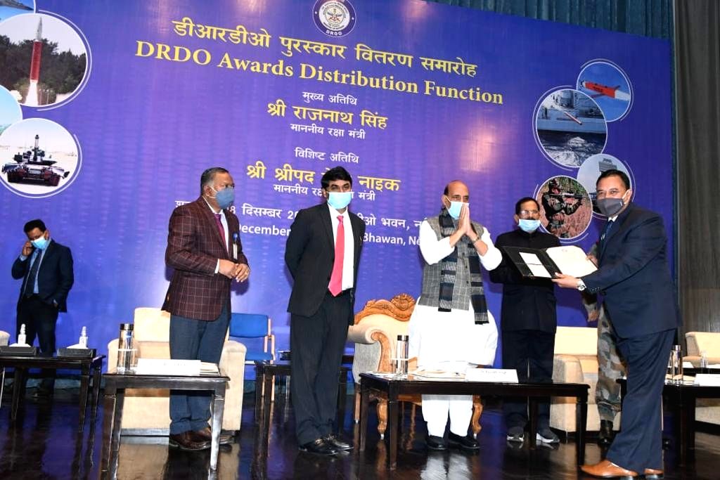 Free Photo: DRDO awards distributed by Defense Minister Rajnath Singh
