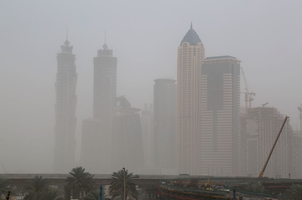 UAE-DUBAI-DUST STORM