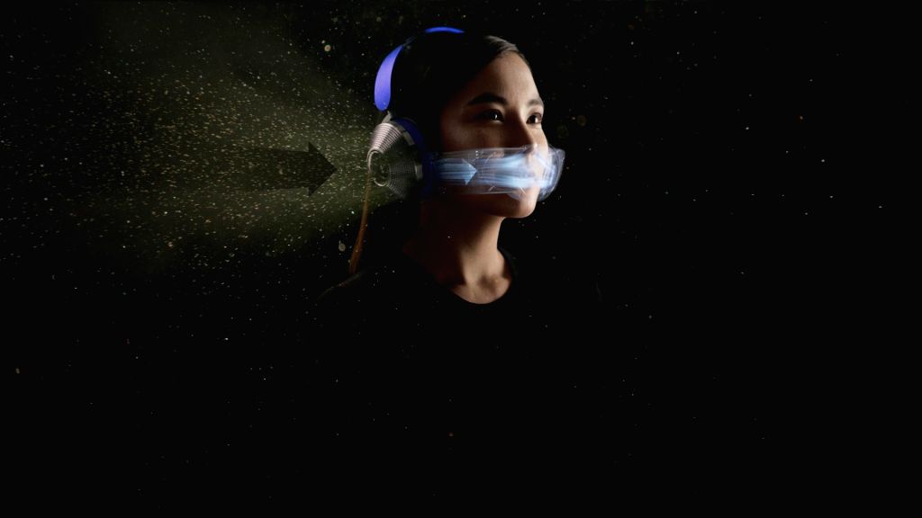 Free photo : Dyson unveils worldâ s first air-purifying headphones.