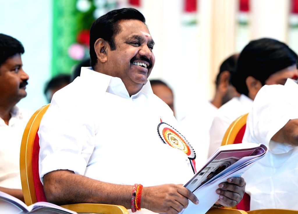 Edappadi K. Palaniswami at AIADMK Meeting