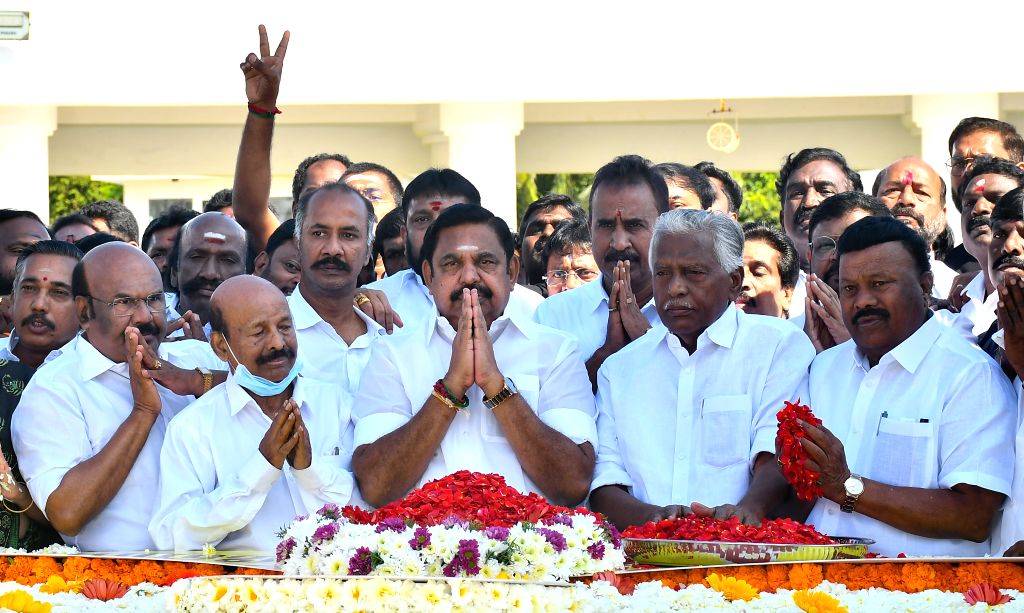 Leader of Opposition Edappadi K. Palaniswami pays tribute to former ...