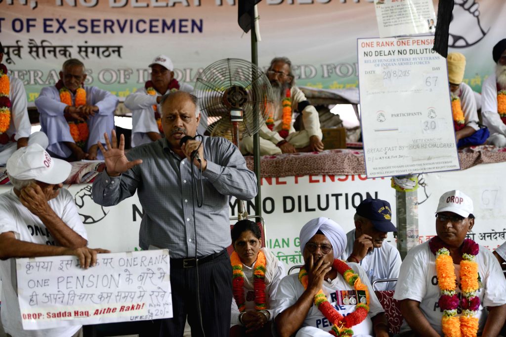 Ex-servicemen's demonstration to press for OROP