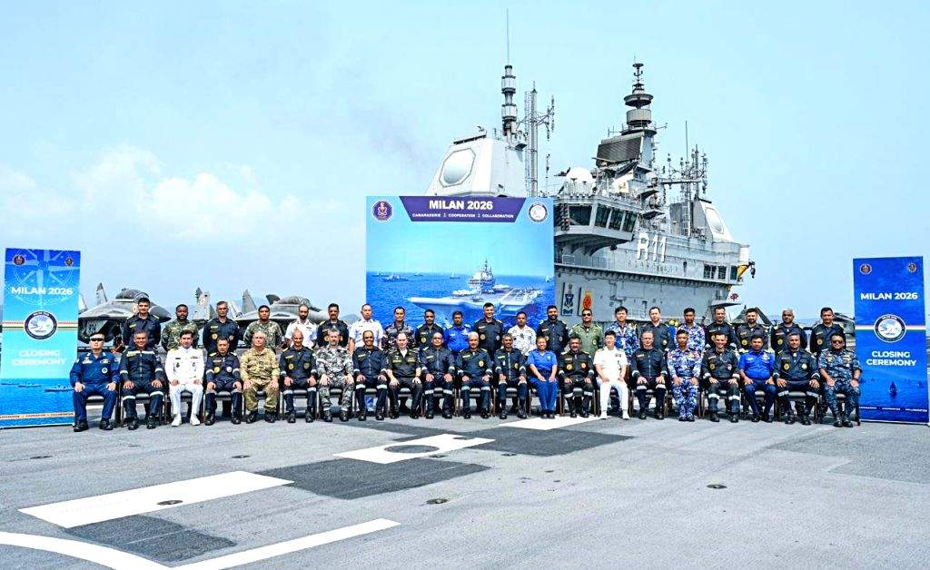 Exercise MILAN 2026 Concludes Aboard INS Vikrant