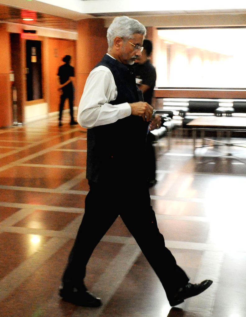 External Affairs Minister Dr S jaishankar arrives for the BJP ...