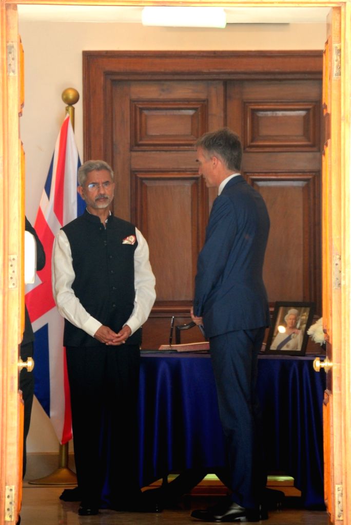 EAM S. Jaishankar meets British High Commissioner to India Alex Ellis