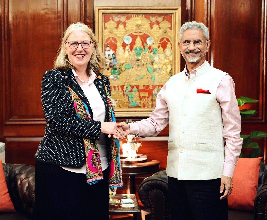 External Affairs Minister S. Jaishankar meets Jan Adams, Australian ...