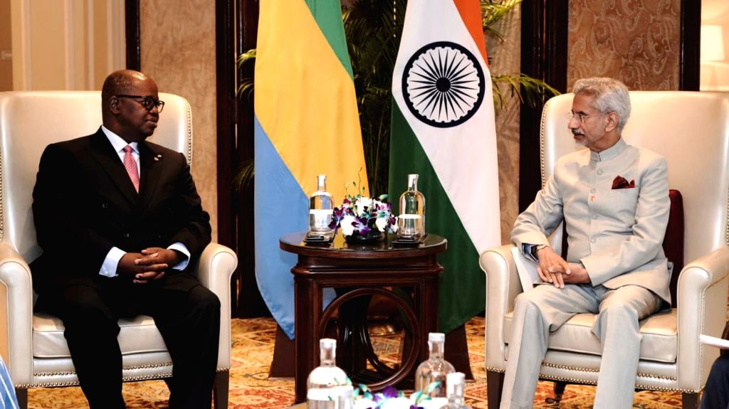 New Delhi : External Affairs Minister S Jaishankar with FM Michael ...