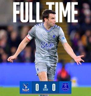 FA Cup: Calvert-Lewin sent off as Everton playout goalless draw with Palace