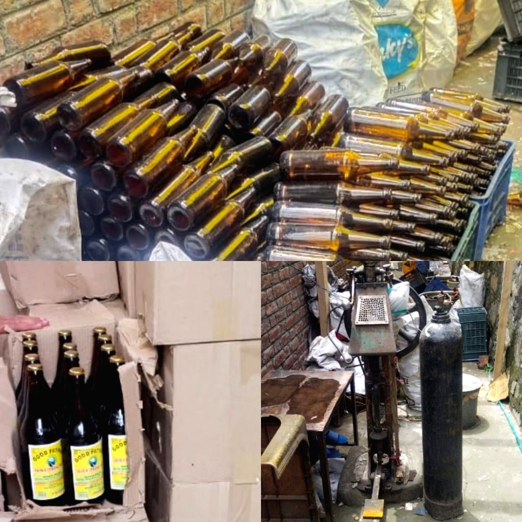 Factory involved in illegal manufacture of beer sealed in Srinagar