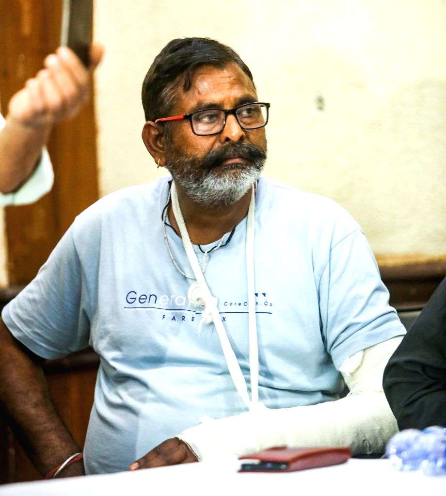 Family of Tarun Khatik address press conference in New Delhi