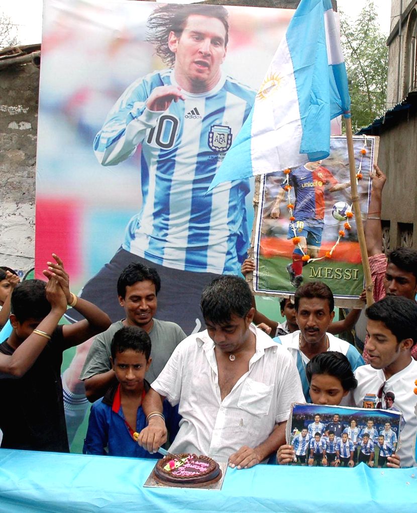 Messi's birthday celebration