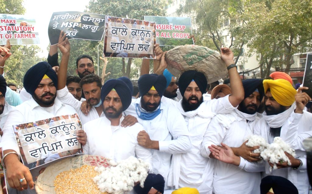 Farmers protest against Farm Laws 2020. demand legal backing to MSP