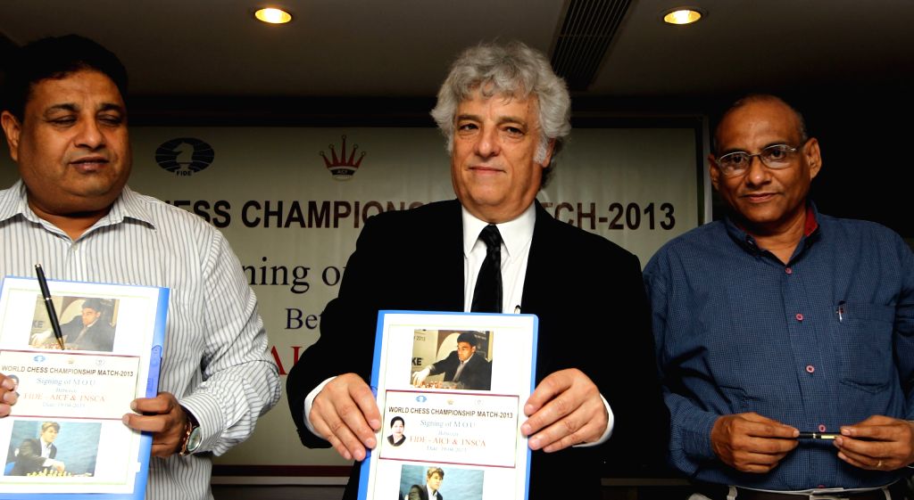 The signing the MoU with All India Chess Federation in Chennai