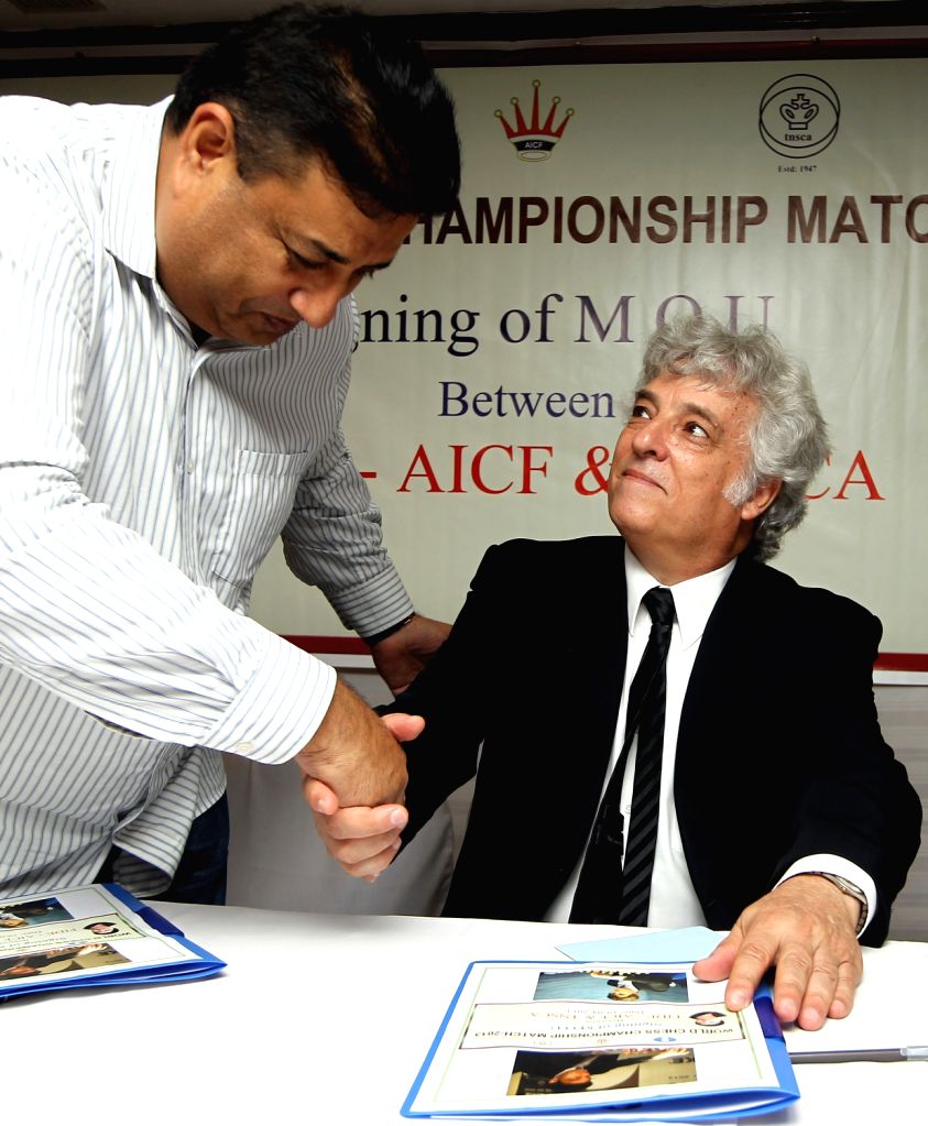 The signing the MoU with All India Chess Federation in Chennai