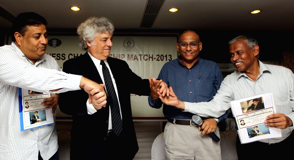 The signing the MoU with All India Chess Federation in Chennai