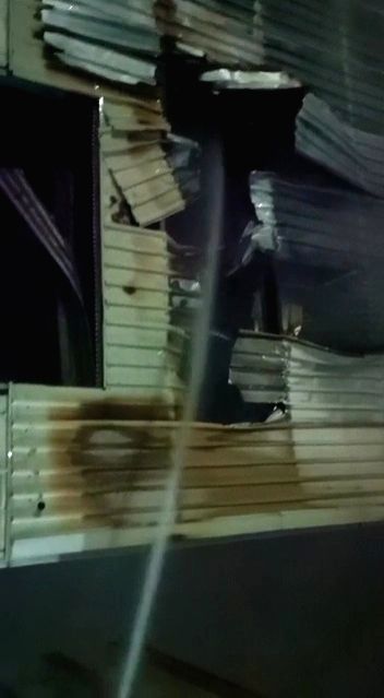 Free Photo : Fierce fire broke out in the closed godown of Solar Print ...