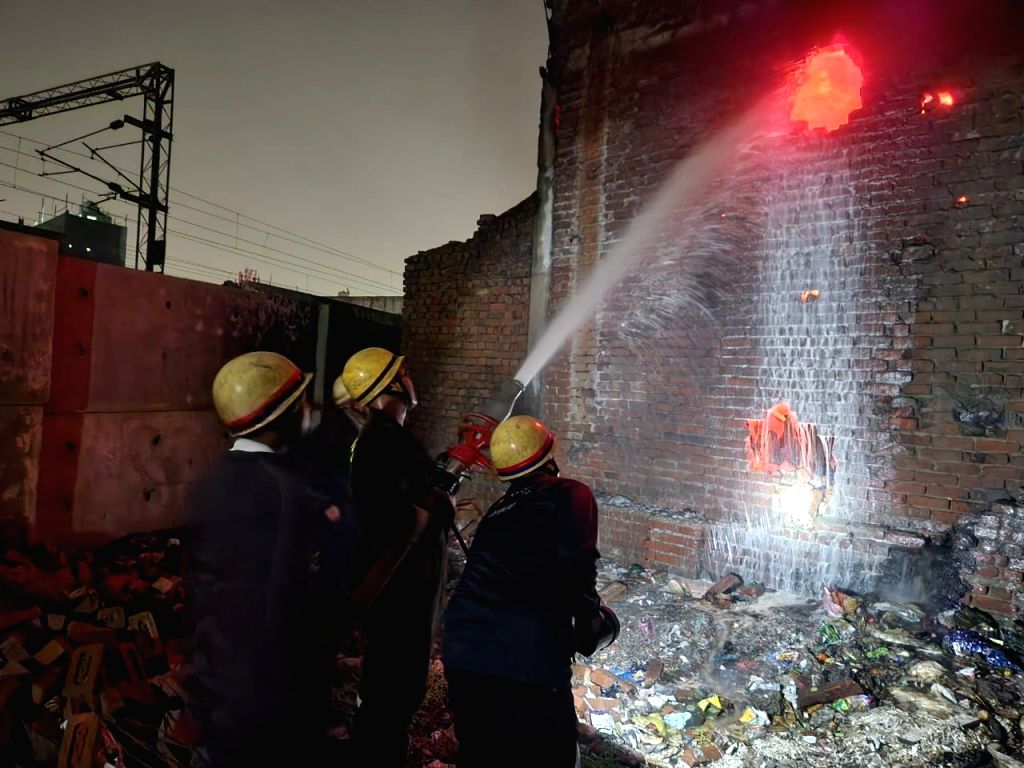 Free Photo : Fierce fire broke out in the printing press, chemical ...