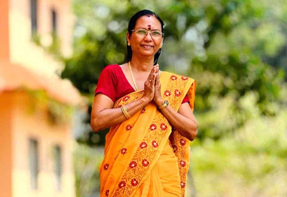 File Photo of TN Sarasu BJP candidate from Alathur, Kerala