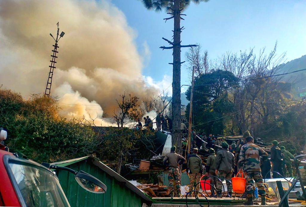 Fire at Army Camp near Jyotirmath