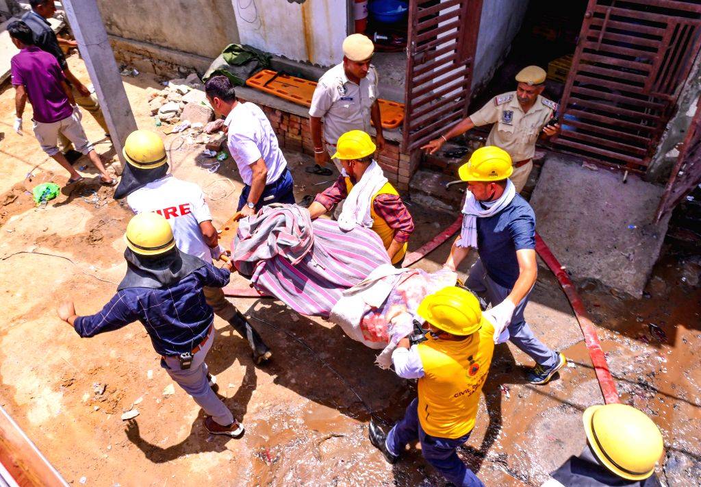 Fire at illegal firecracker factory