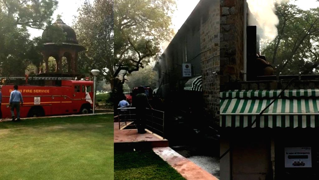 Free photo :Fire at office of Delhi Golf Club, none hurt