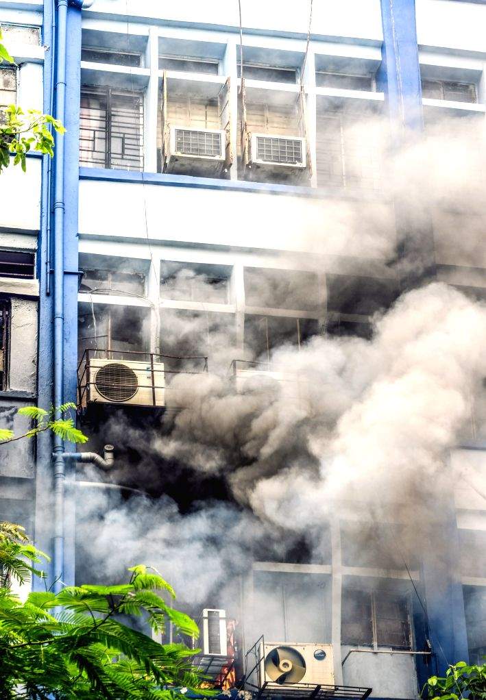 Fire breaks out in government office building