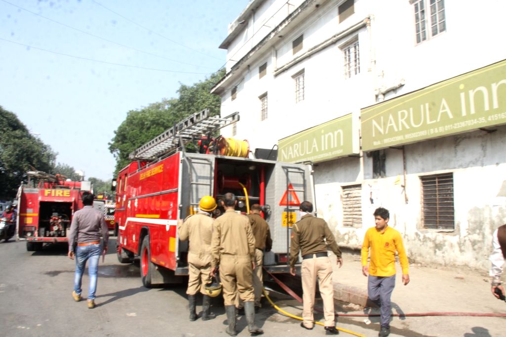 Fire breaks out at a restaurant in Connaught Place