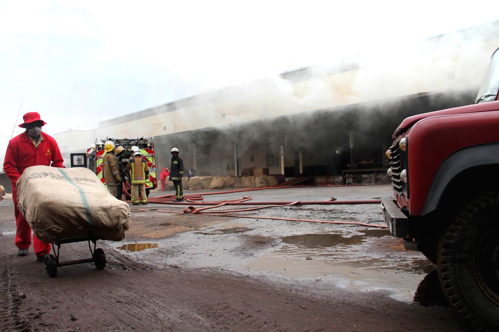 ZIMBABWE-HARARE-TOBACCO PRODUCER-FIRE