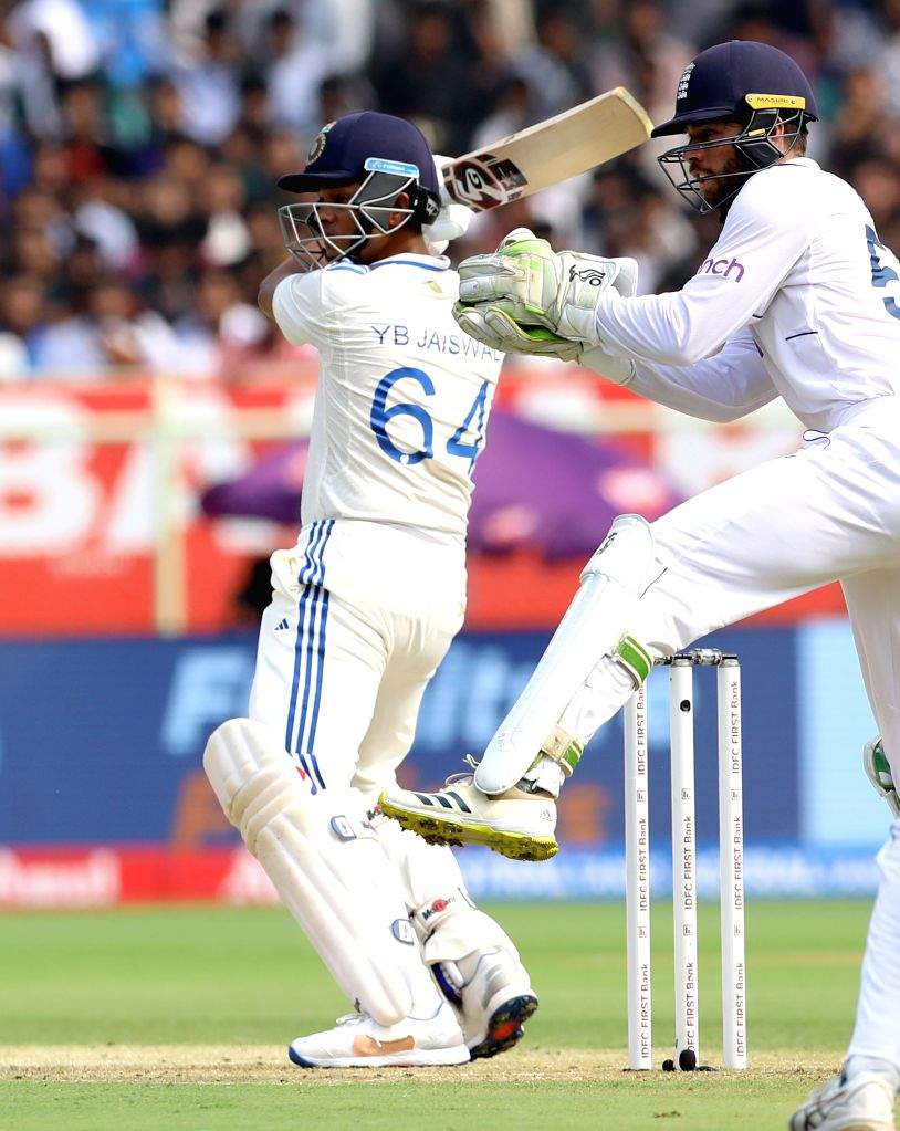 First day of the second Test cricket match between India and England