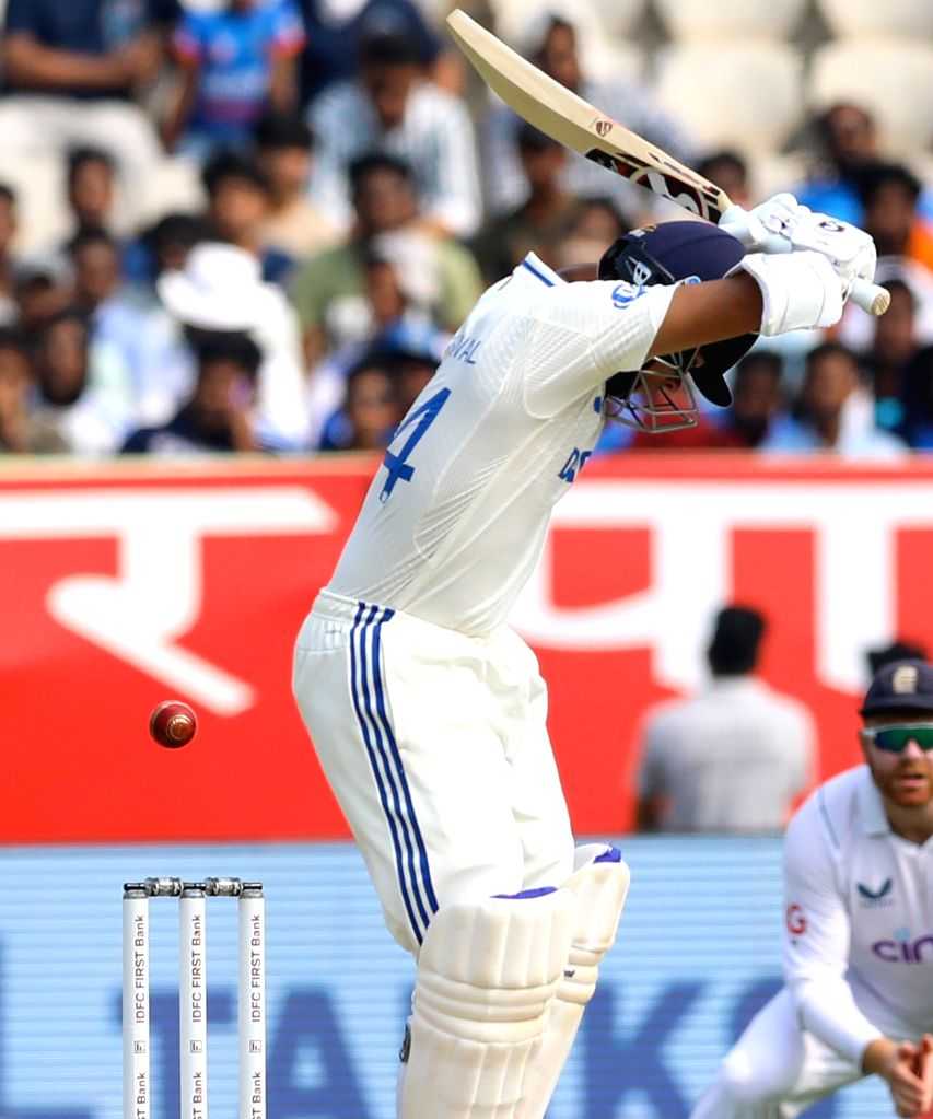 First day of the second Test cricket match between India and England