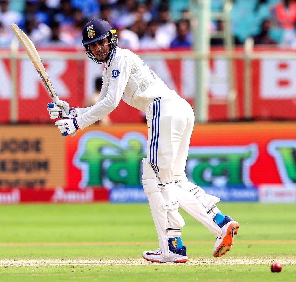 First day of the second Test cricket match between India and England