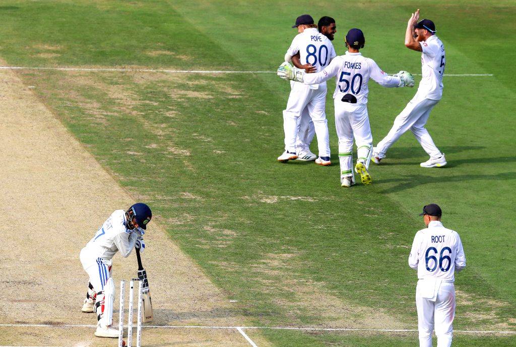 First day of the second Test cricket match between India and England