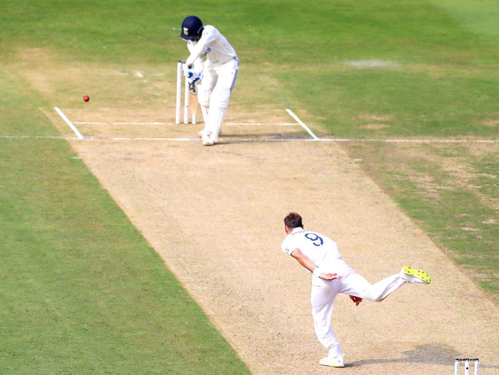 First day of the second Test cricket match between India and England