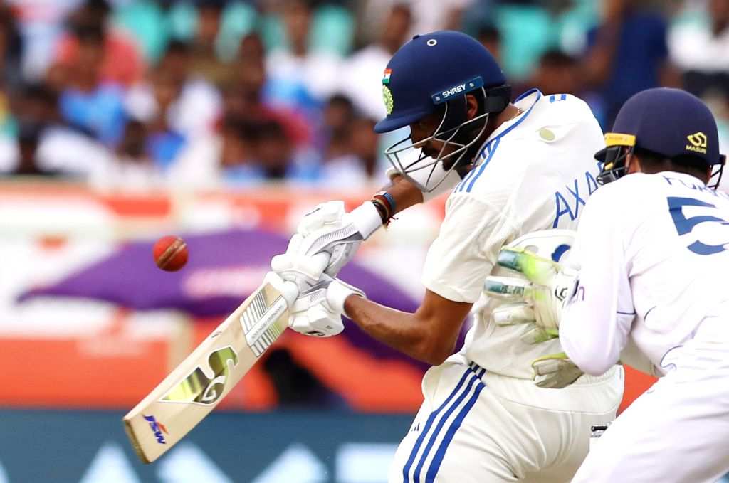 First day of the second Test cricket match between India and England