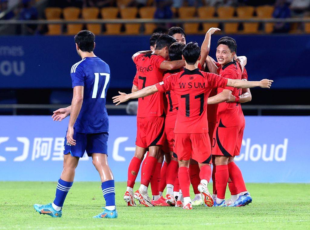 First Group E match of the Asian Games men's football competition at ...
