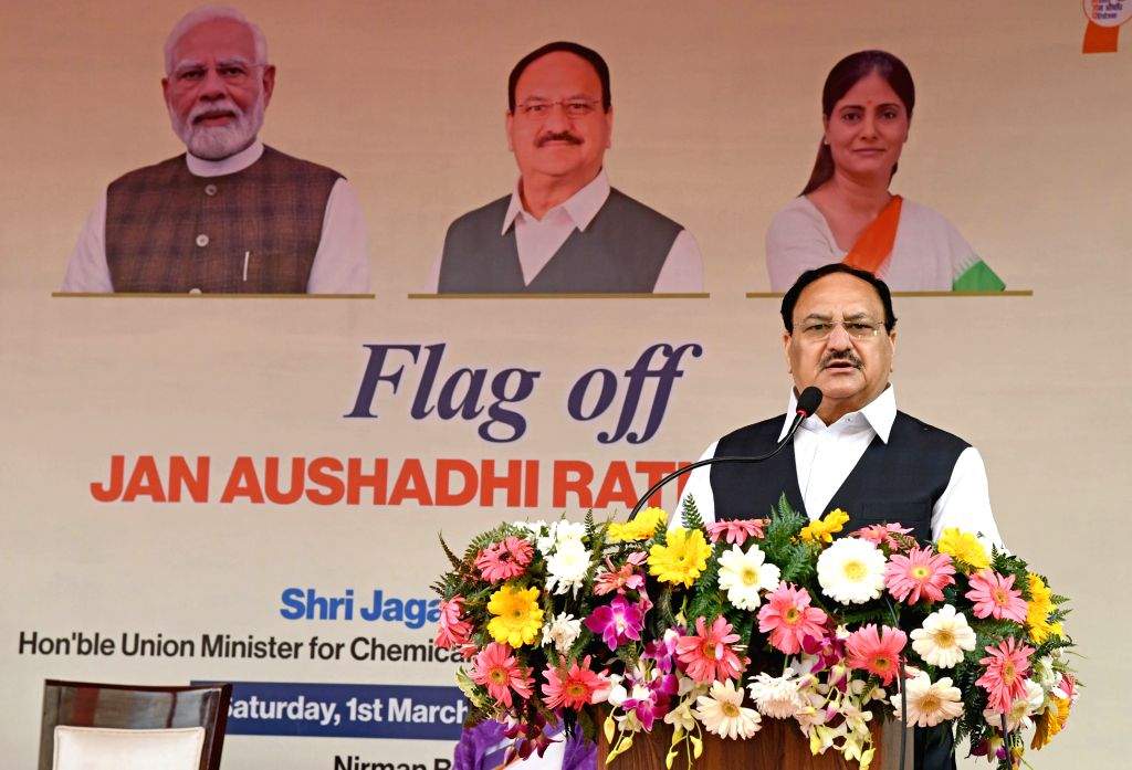 Flagging off ceremony of Janaushadhi Rath & Vans