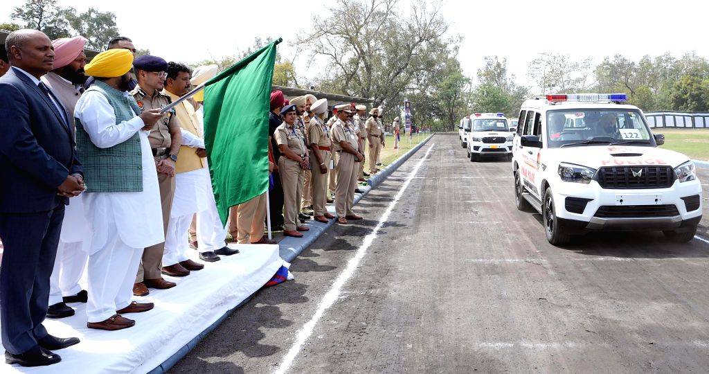 Flagging Off ceremony of New Police Vehicles