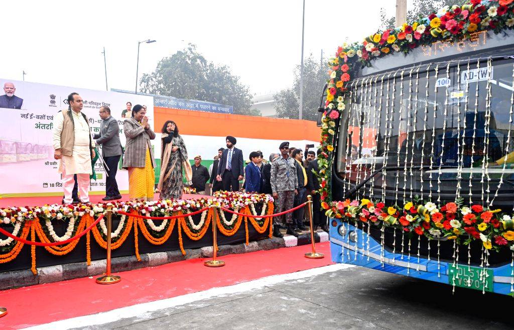 Flagging Off of New E-Buses, Interstate Service