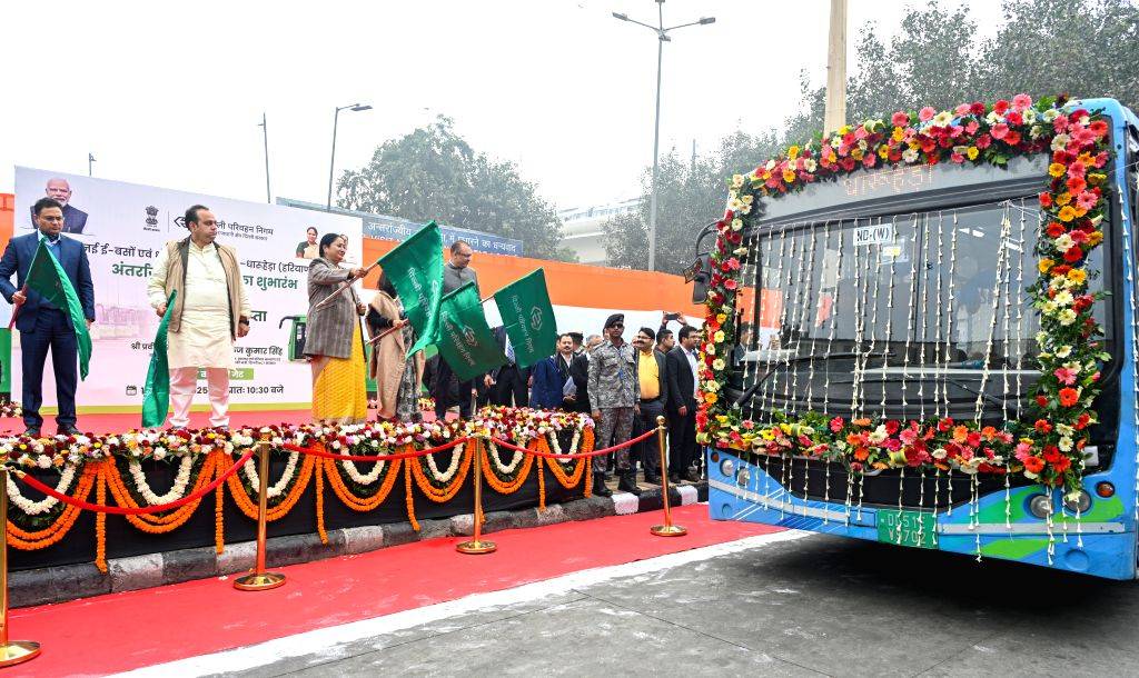 Flagging Off of New E-Buses, Interstate Service