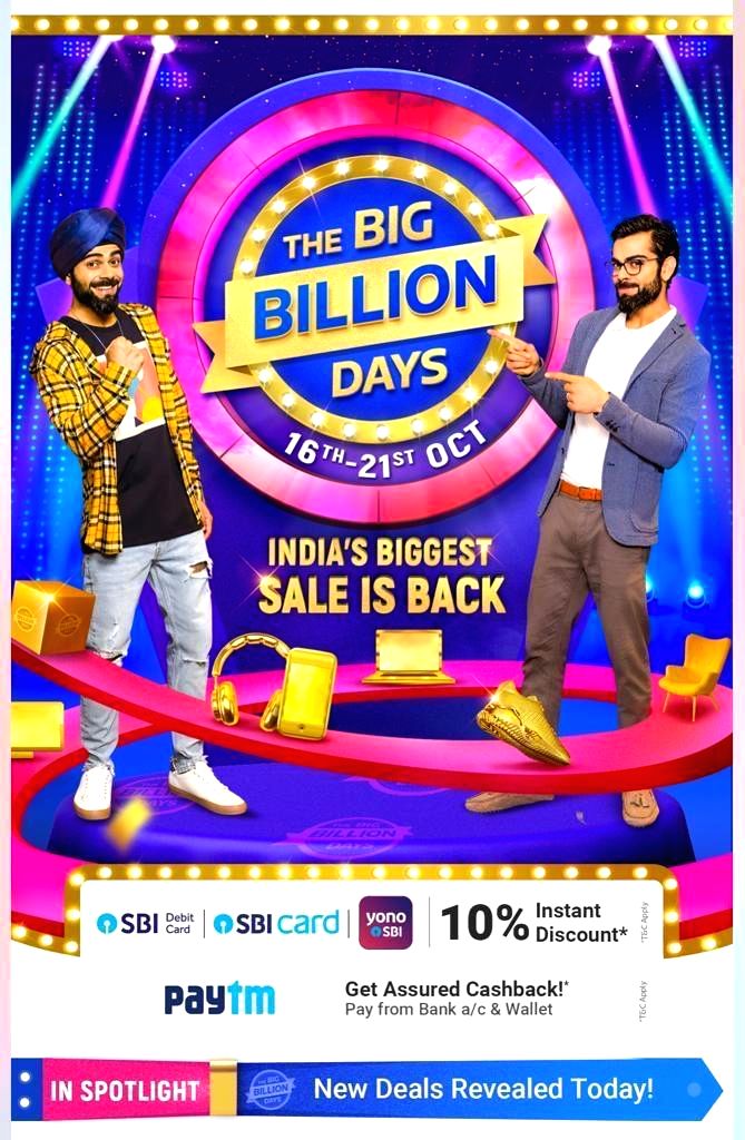Flipkart announces 'The Big Billion Days' sale from Oct 16-21