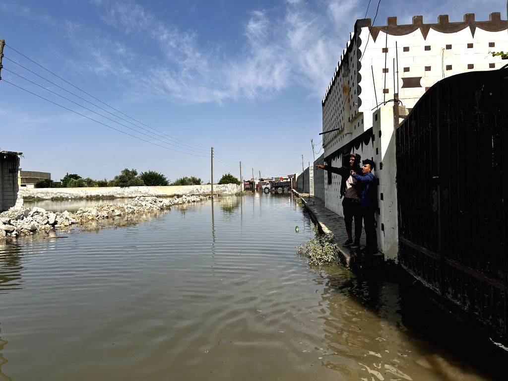Flooding Along Euphrates River in Raqqa