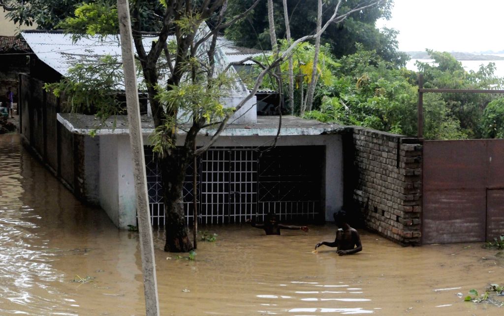 Waterlogging in parts of Patna after overnight rain