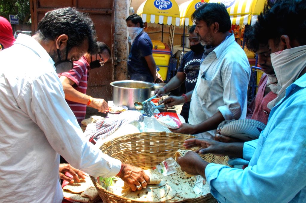 Food distributed among the poor during lockdown