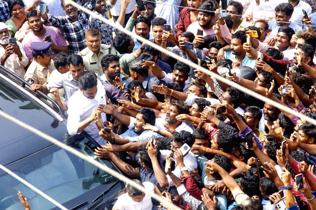 Former Chief Minister and YSRCP President, YS Jagan Mohan Reddy ...